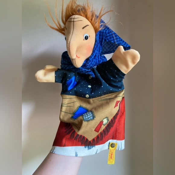steiff | Toys | Vintage Steiff Germany Witch Old Woman With Scarf ...